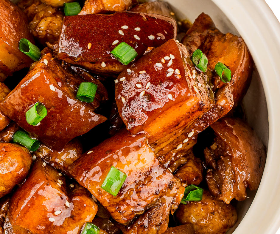 Red-Braised Pork Belly (Hong Shao Rou) - Wok With Sam