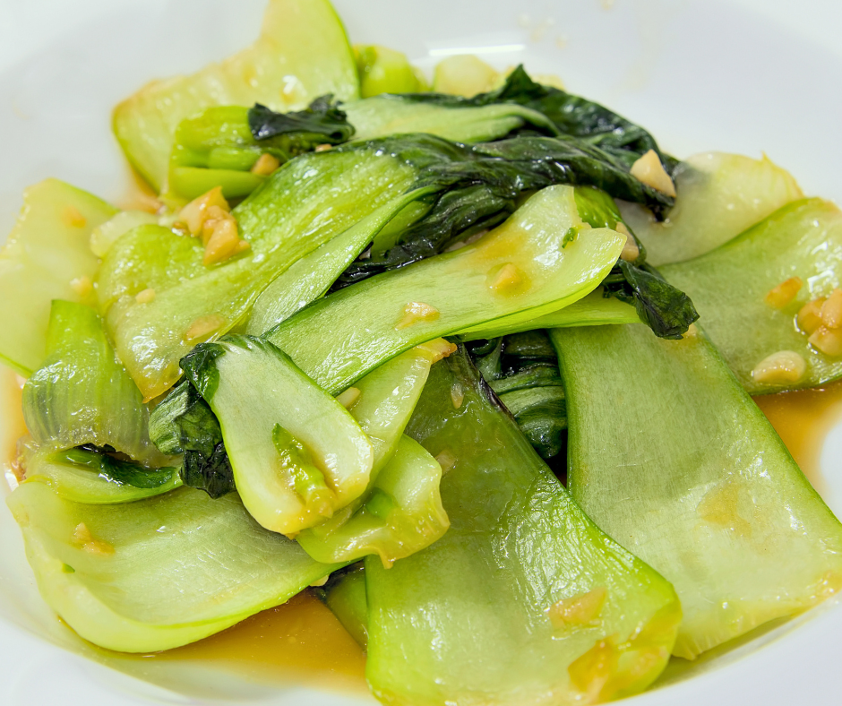 Stir-Fried Bok Choy with Garlic (Easy Chinese Side Dish) - Wok With Sam